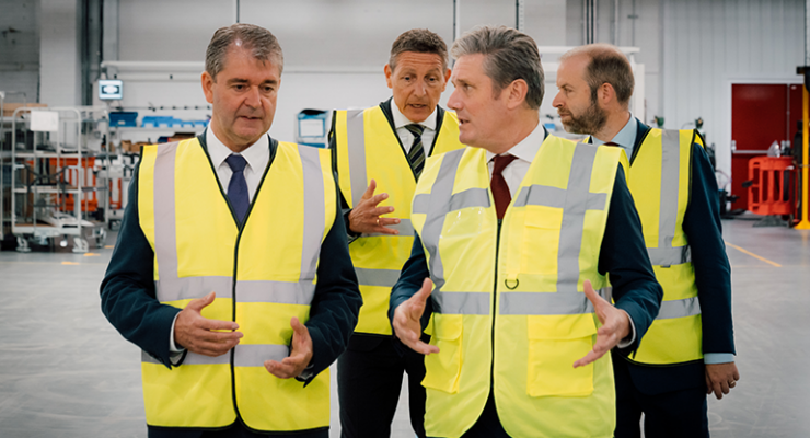 Vaillant welcomes Labour leader to Belper HQ