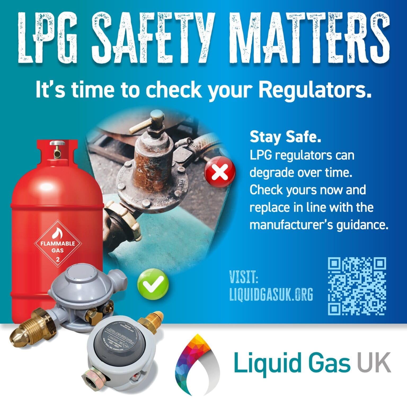 LPG regulator safety reminder for holiday parks - Registered Gas Engineer